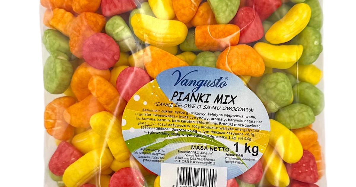 GUMINUKAI VANGUSTO 1kg PIANKA